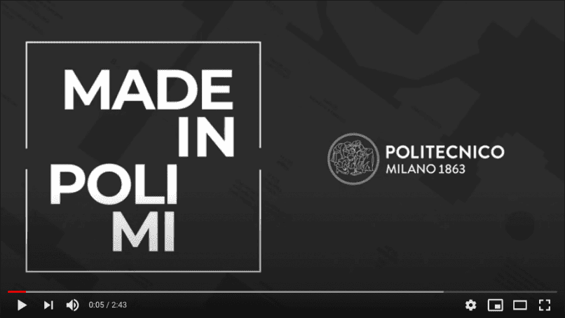 A new video about Polifactory for "Made in Polimi" - Polifactory